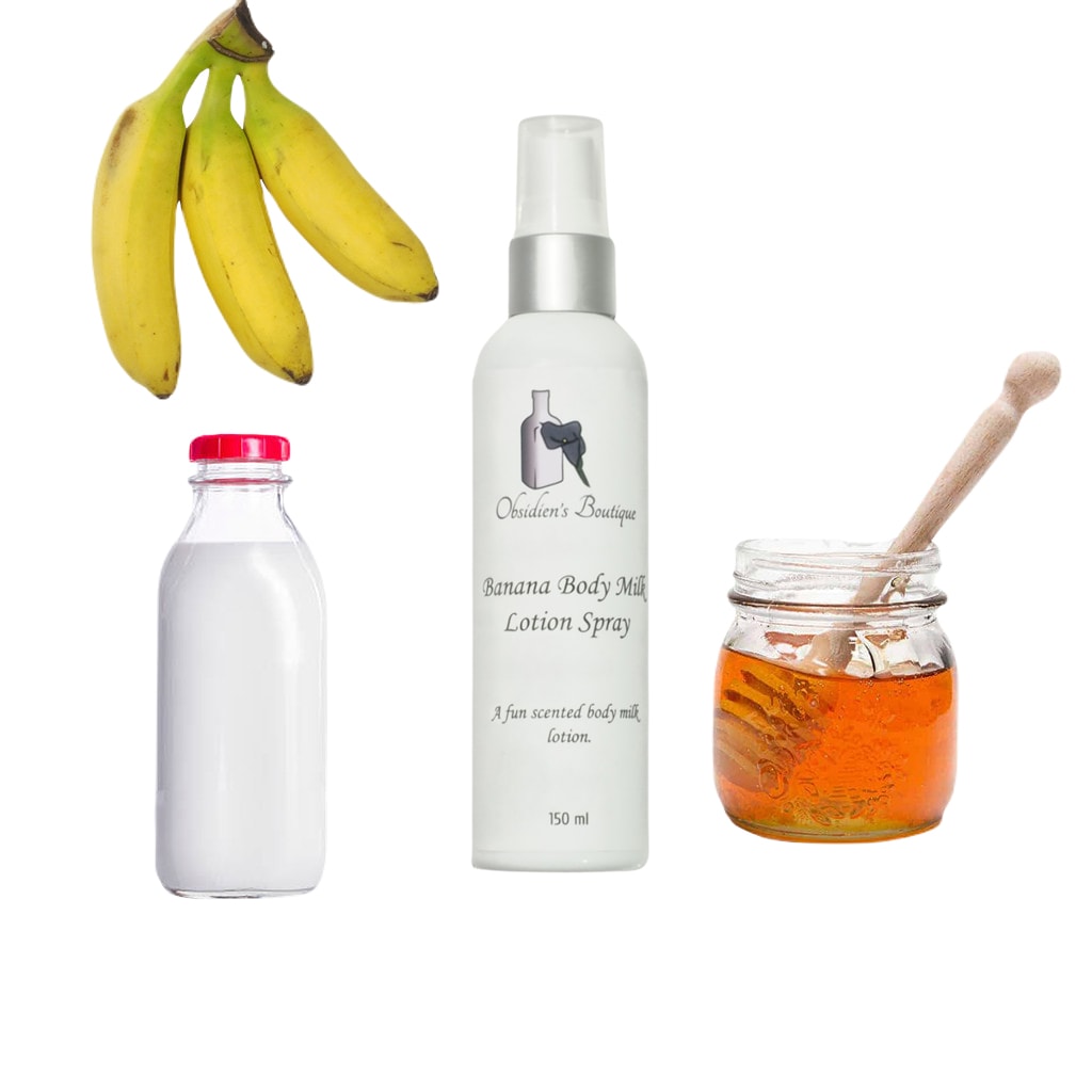 Banana Milk Body Lotion Spray - Obsidien's Boutique